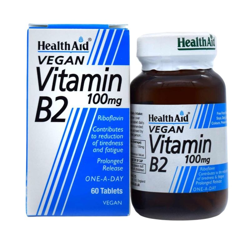 HEALTHAID VIT B2 100 MG 60S | Megatek