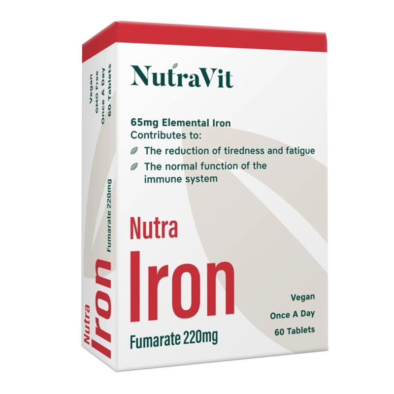 Nutravit iron fumarate 220mg 60 | Megatek