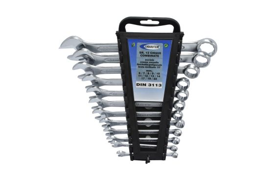 Fiso-Polygon wrench set, 8 pieces, 6-22, Cr-V | Megatek