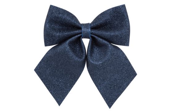 Christmas decorative ribbon, blue color, L. 20 x D. 3.5 x H.