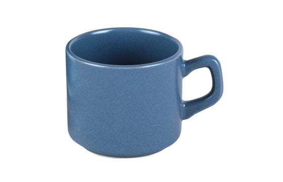 Tea cup Stackable, ceramic, blue, Dia.8 cm / 200 cc | Megate